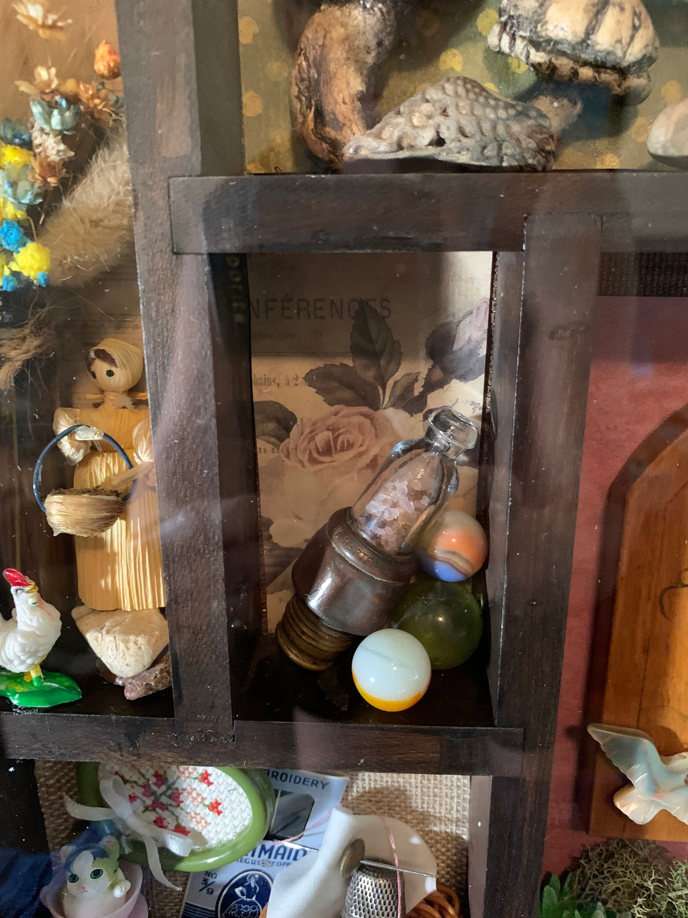 13x15 Vintage Life in the Country Shadow Box One-of-a-kind Miniature ...