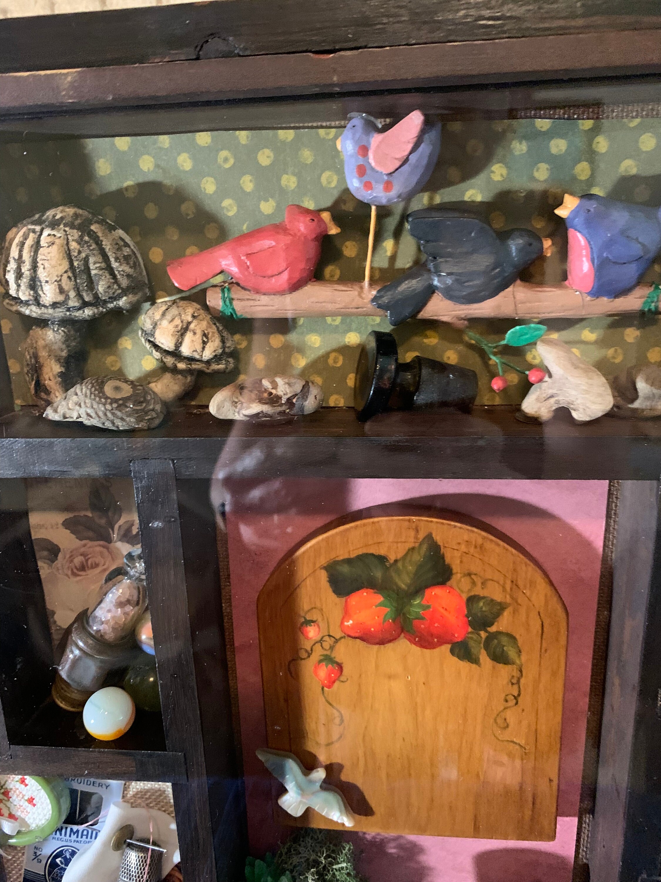 13x15 Vintage Life in the Country Shadow Box One-of-a-kind Miniature ...