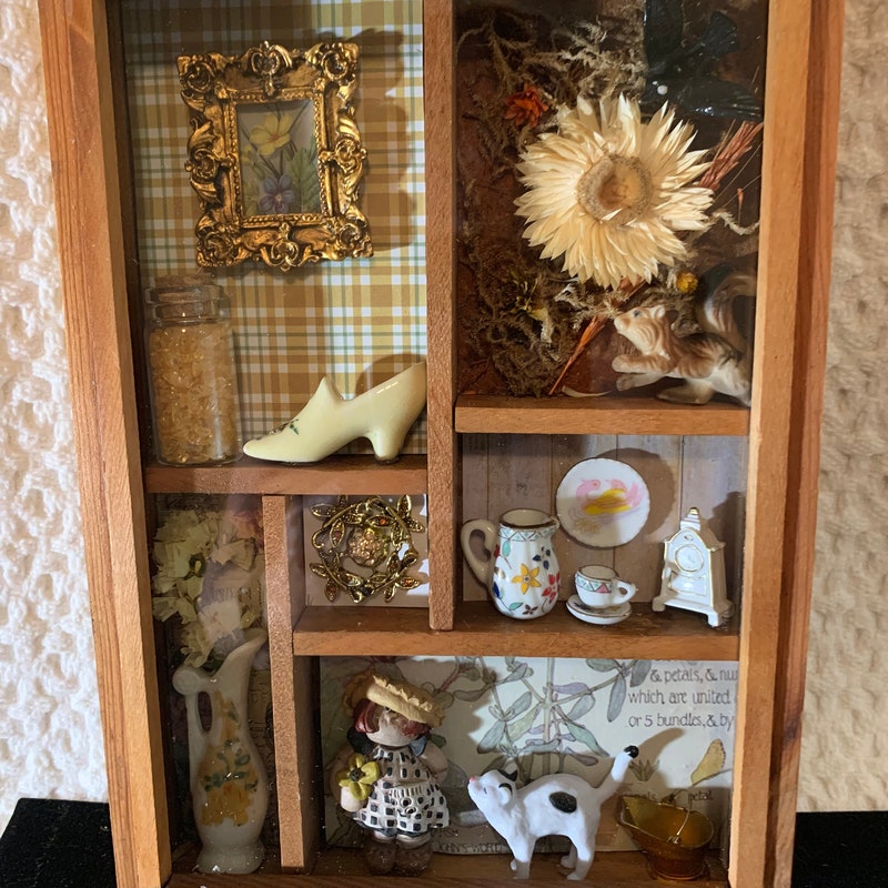 Vintage Shadow Box - Etsy