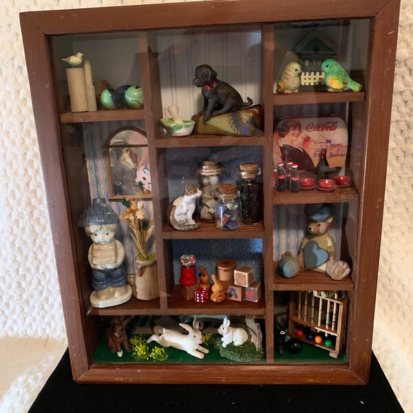 Vintage Shadow Box - Etsy