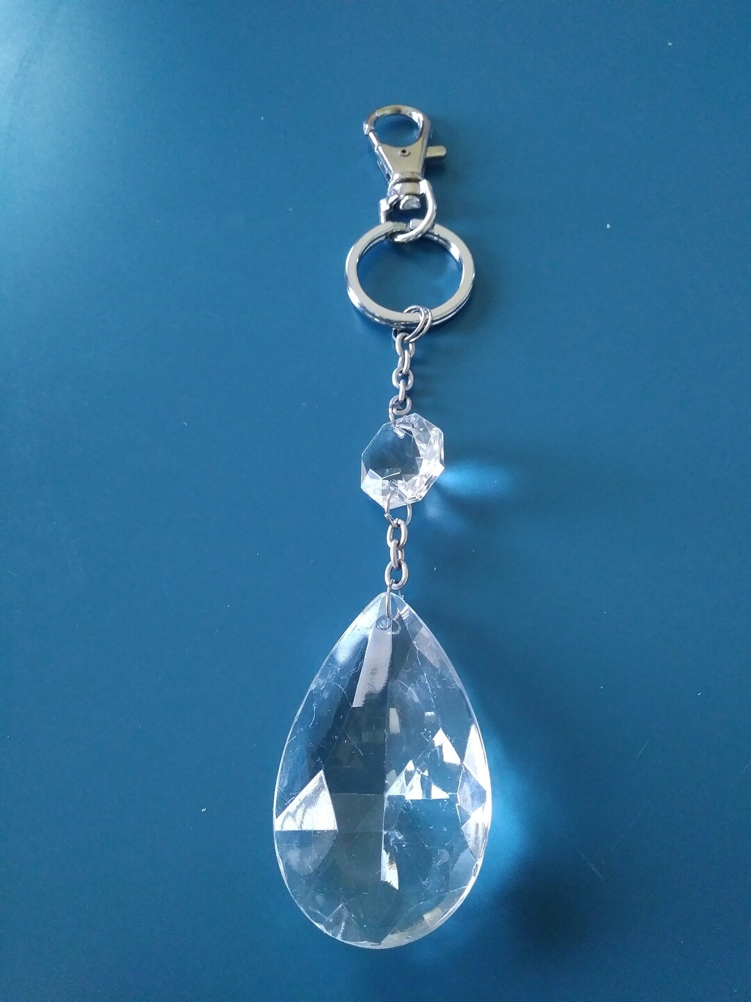 Upcycled Vintage Antique Chandelier Crystal Keychain - Etsy