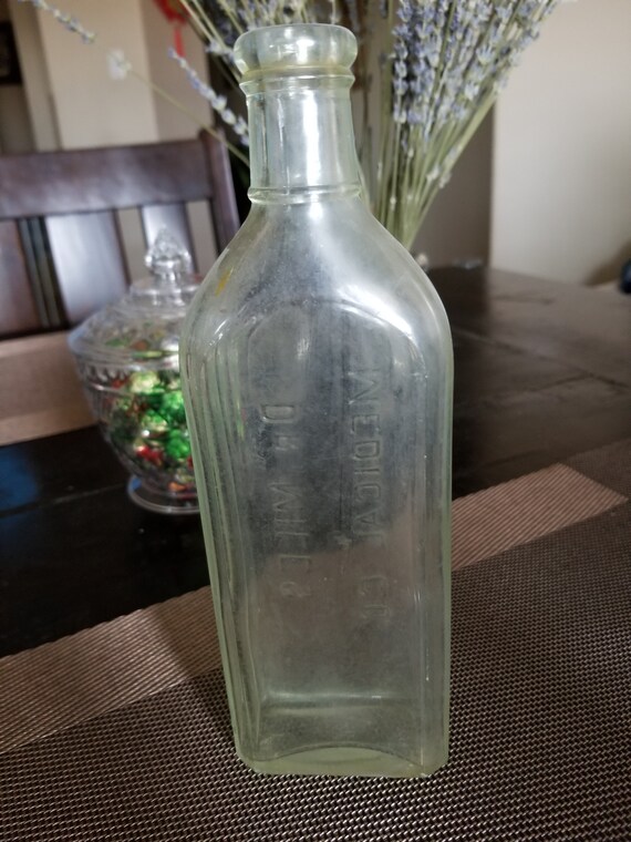 Antique Dr Miles Medical Co. Glass Medicine Pharmacy Bottle | Etsy