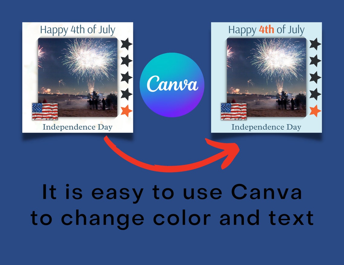 Independence Day July 4th Holiday Social Media Posts, Creative ...