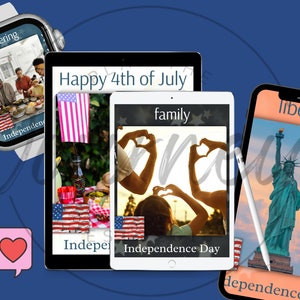 Independence Day July 4th Holiday Social Media Posts, Creative ...