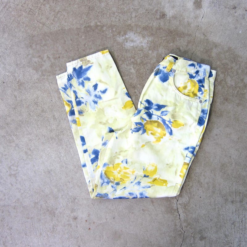 Abstract Jeans - Etsy