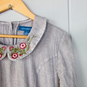 April Cornell Embroidered Collar Dress - Etsy