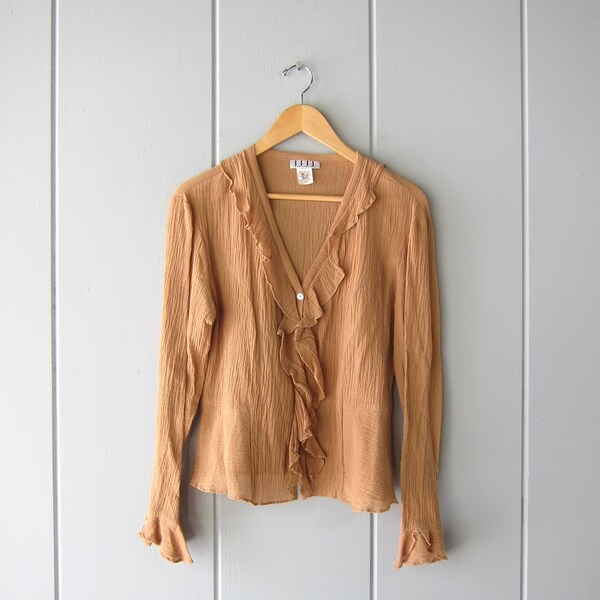 90s Peasant Top Etsy