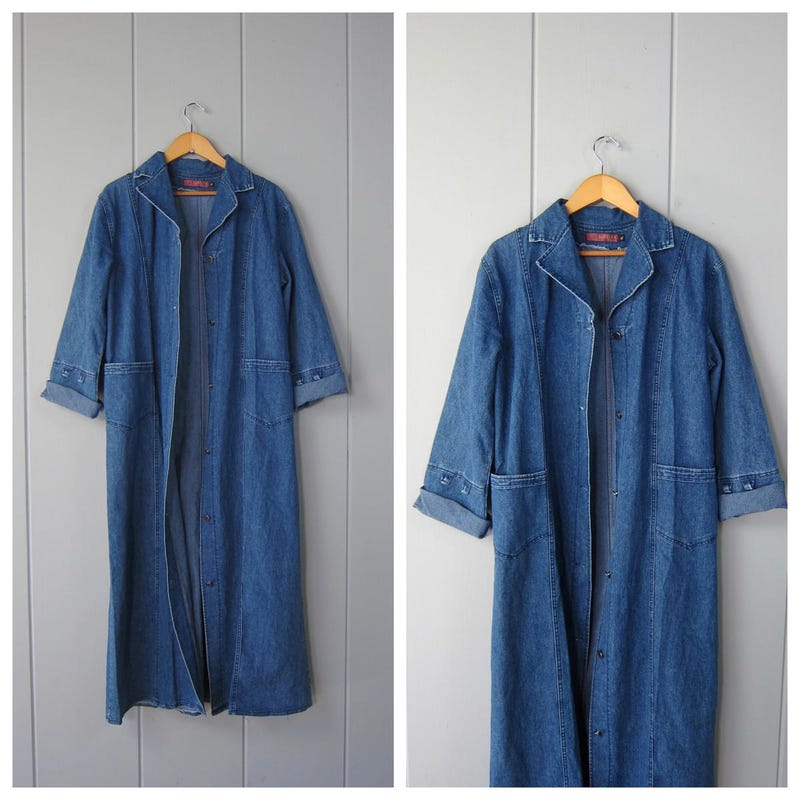 Denim Duster - Etsy