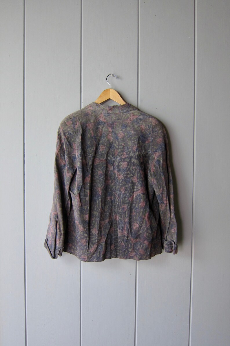 80s Vintage Sibylle Lyn Suede Leather Print Jacket: Canadian Made - Etsy