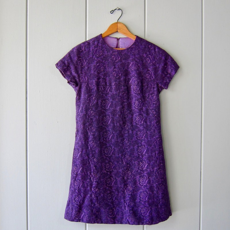 1960s Purple Dress - Etsy