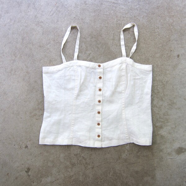 Linen Bra - Etsy