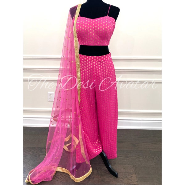 Indian Wedding Palazzo Sets For Women Etsy