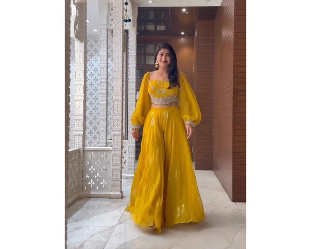 Yellow Indian Wedding Outfit - Etsy