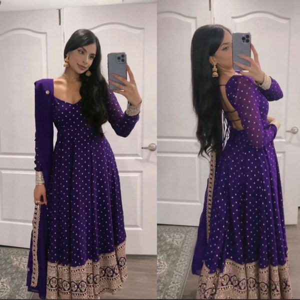 Anarkali Suit - Etsy