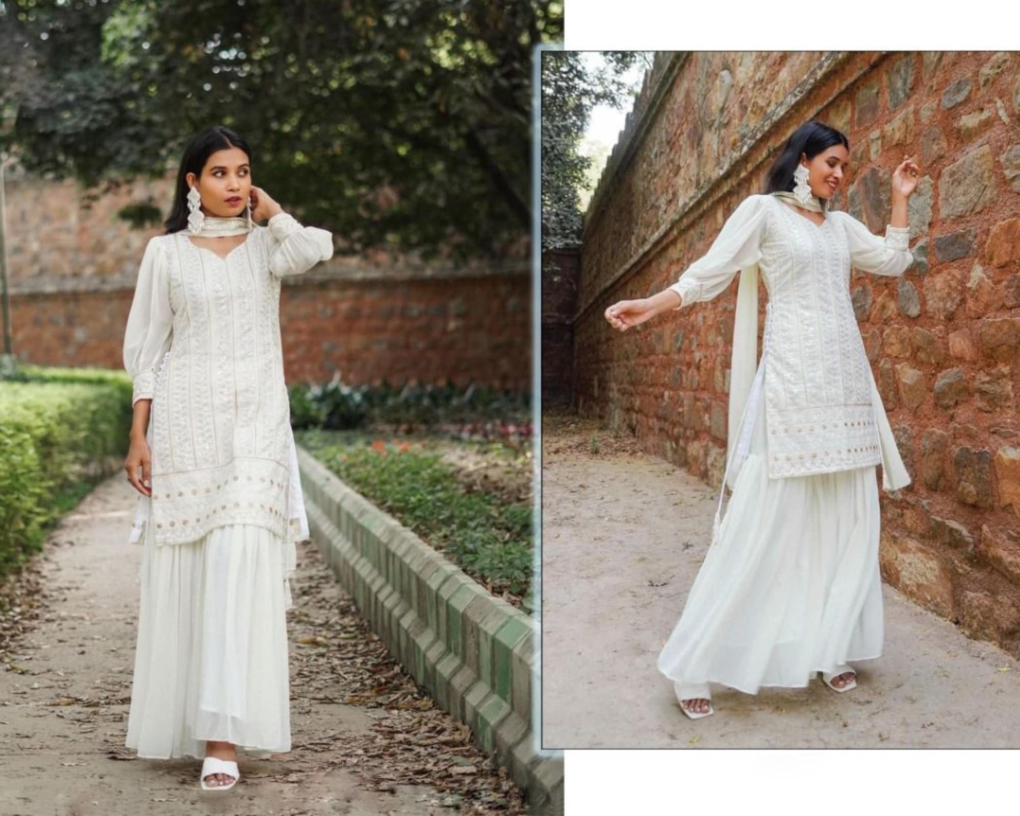 White Salwar Kameez Designs For Women