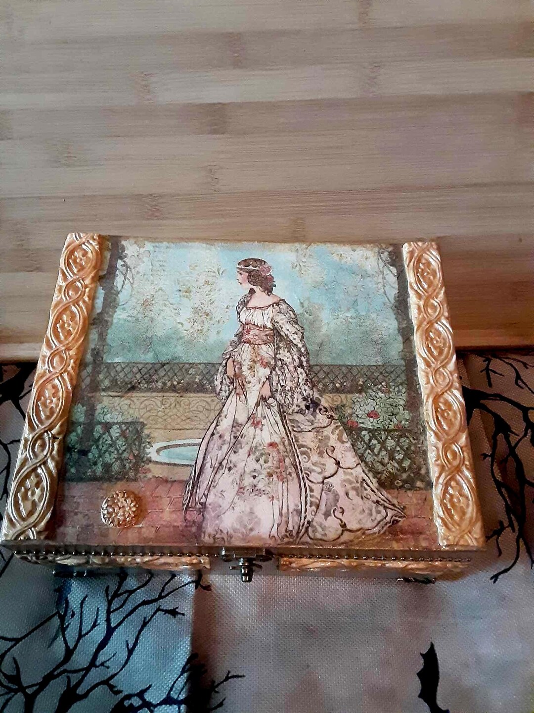 Charming Princess Extra Large Wooden Decrative Box - Etsy
