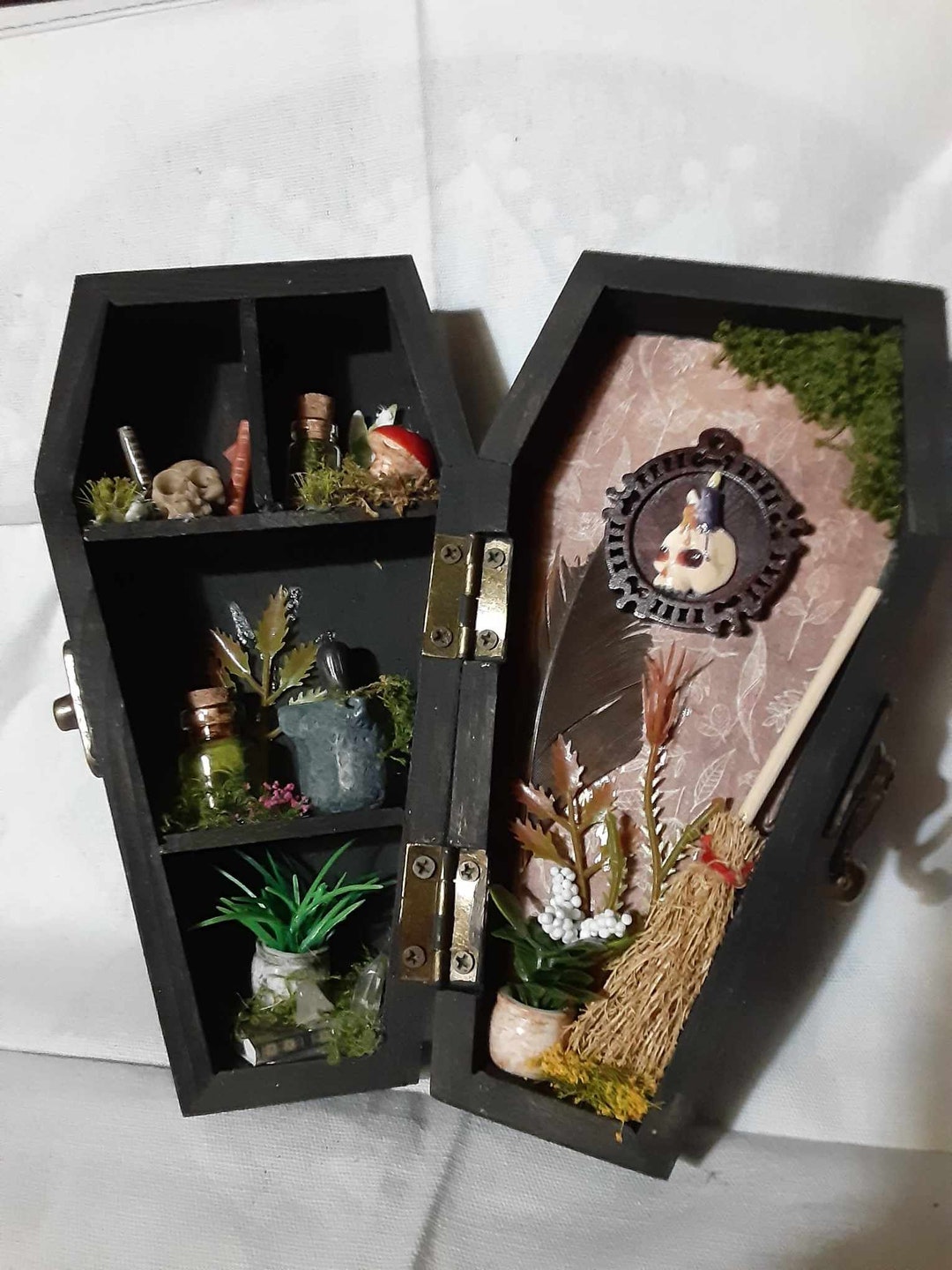 Handmade Coffin Shadowbox: Gothic Halloween Curio Box - Etsy