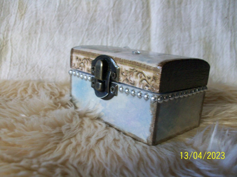 Mini Treasure Chest Trinket/keepsake Wooden Box - Etsy