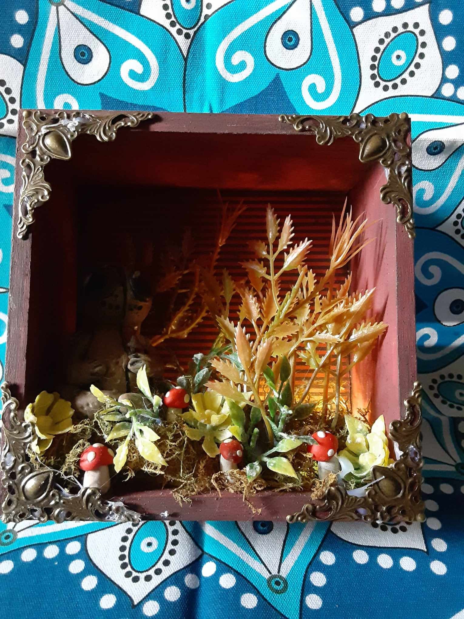 Cute Lighted Voodoo Doll Shadow Box Halloween/gothic Home Decor - Etsy