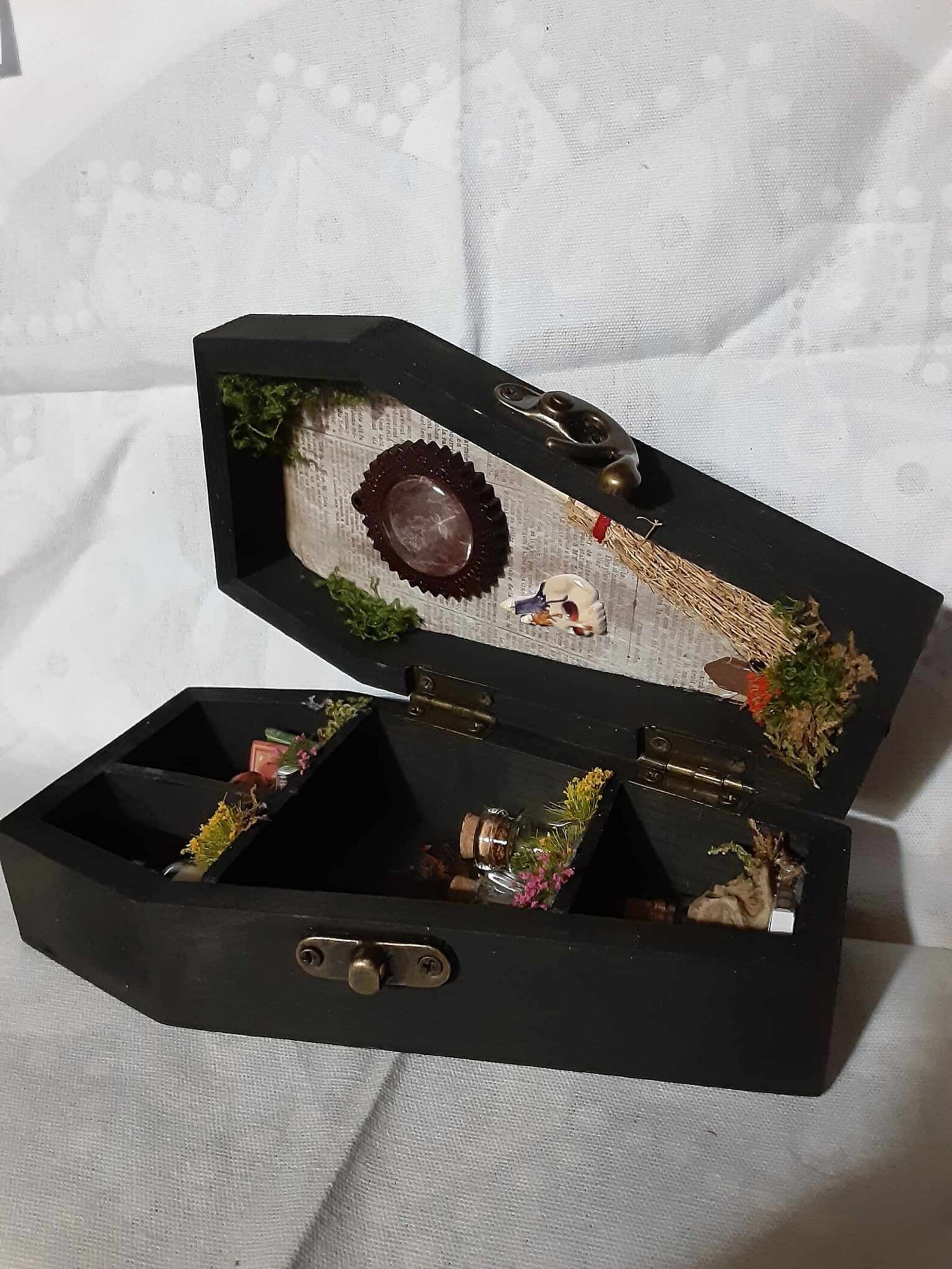 Cute Spooky Halloween/goth/creepy Curio/showbox Home Decor - Etsy