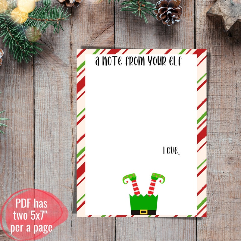 Notes From Elf - Etsy