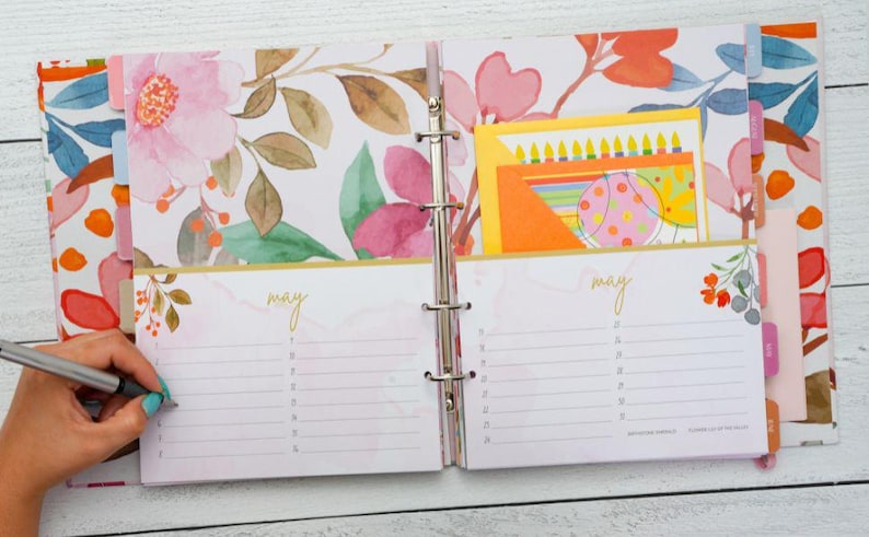 Imperfect Greeting Card Organizer Book – Minor Corner Dent – Perpetual ...