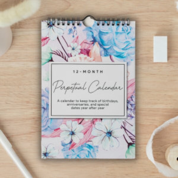 Perpetual Birthday Calendar - Etsy