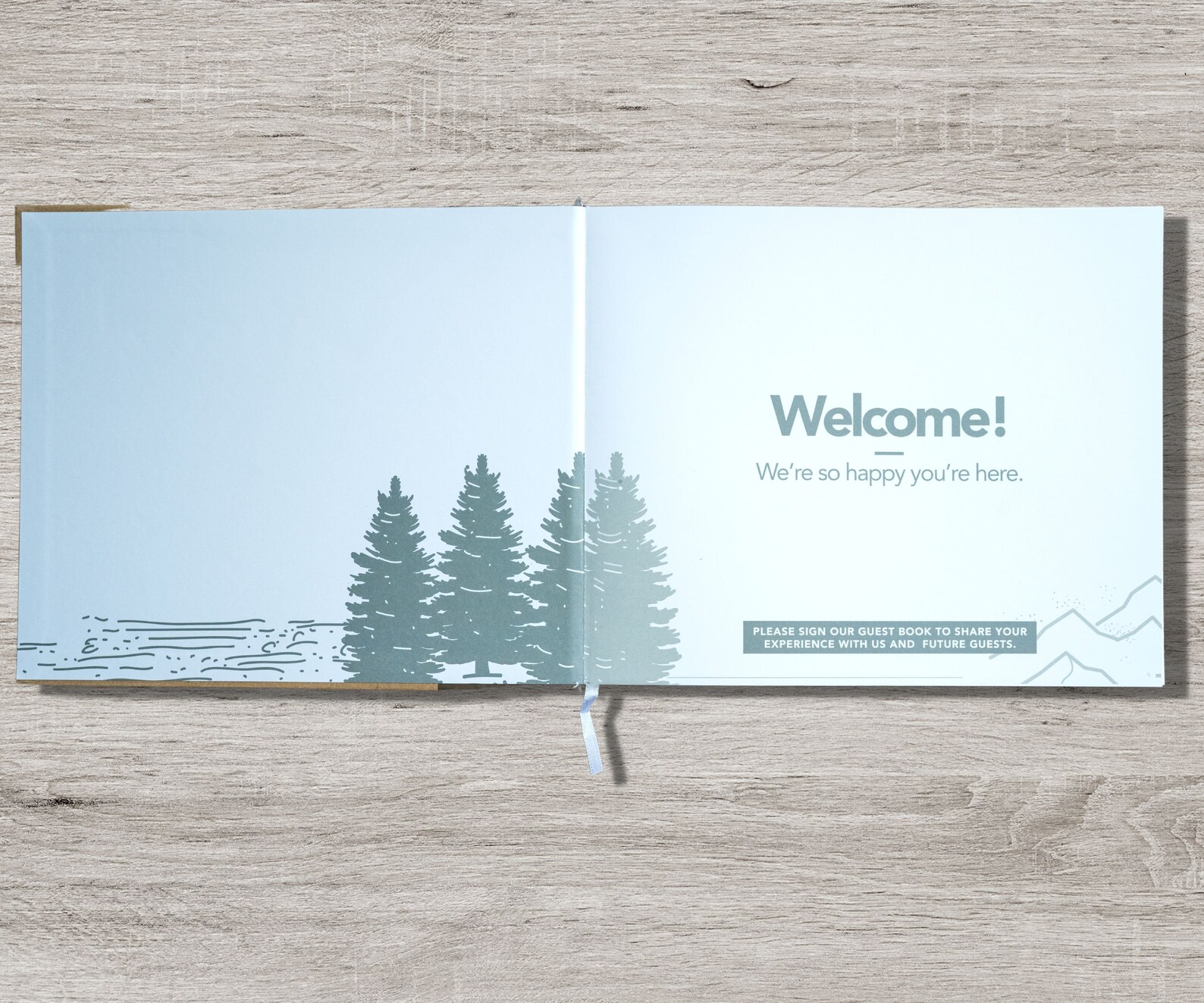 Cabin Vacation Rental Guest Book for Airbnb Guest House With - Etsy