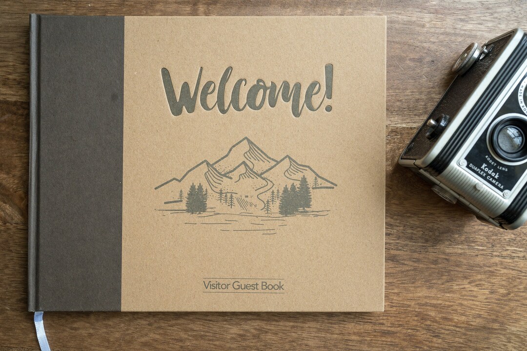 Cabin Vacation Rental Guest Book for Airbnb Guest House With - Etsy