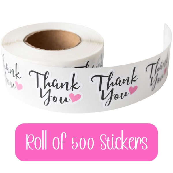 Cute Thank You Stickers - Etsy