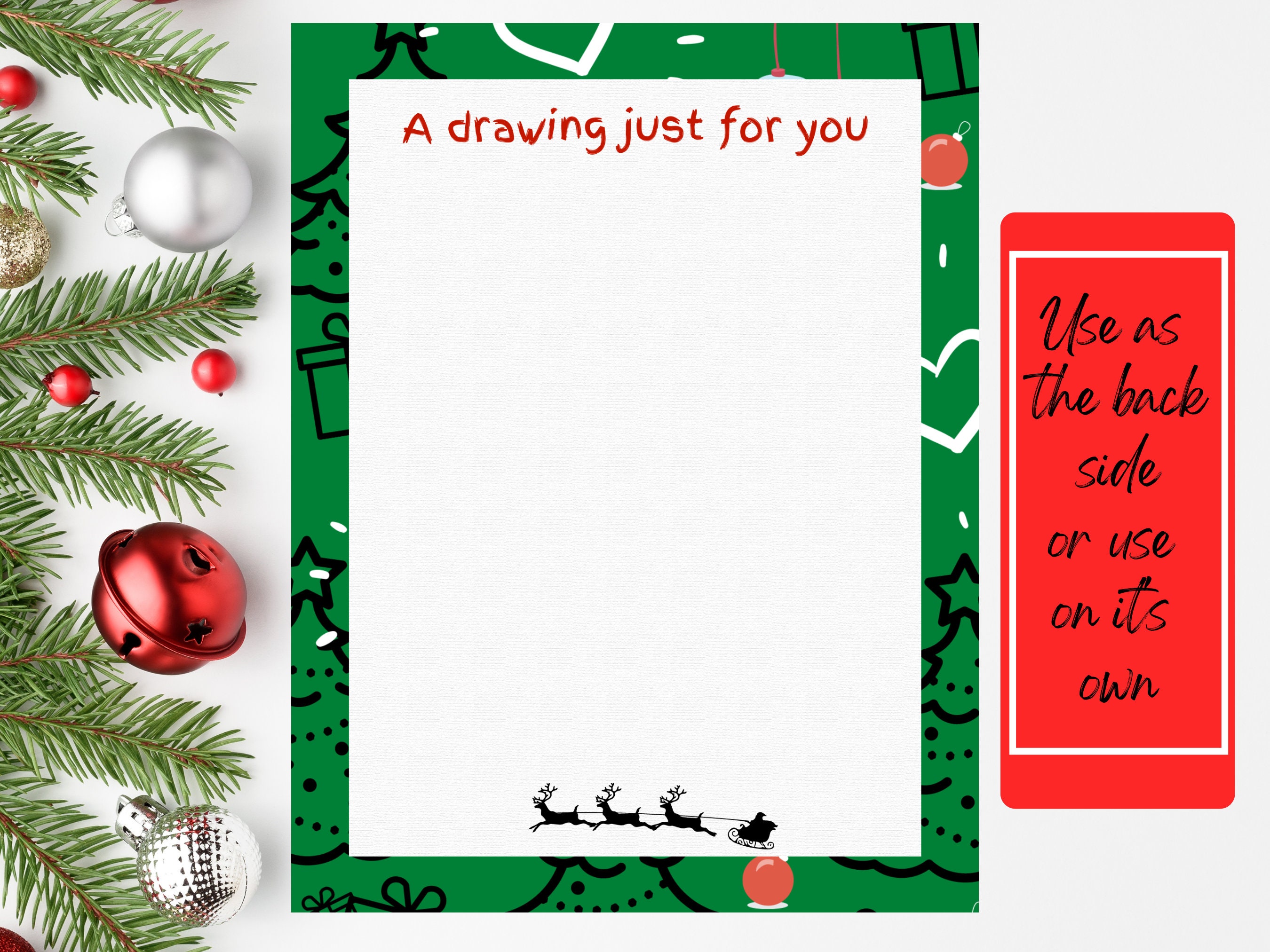 Letter to Santa Printable, Kids Letter to Santa, Santa Letter ...
