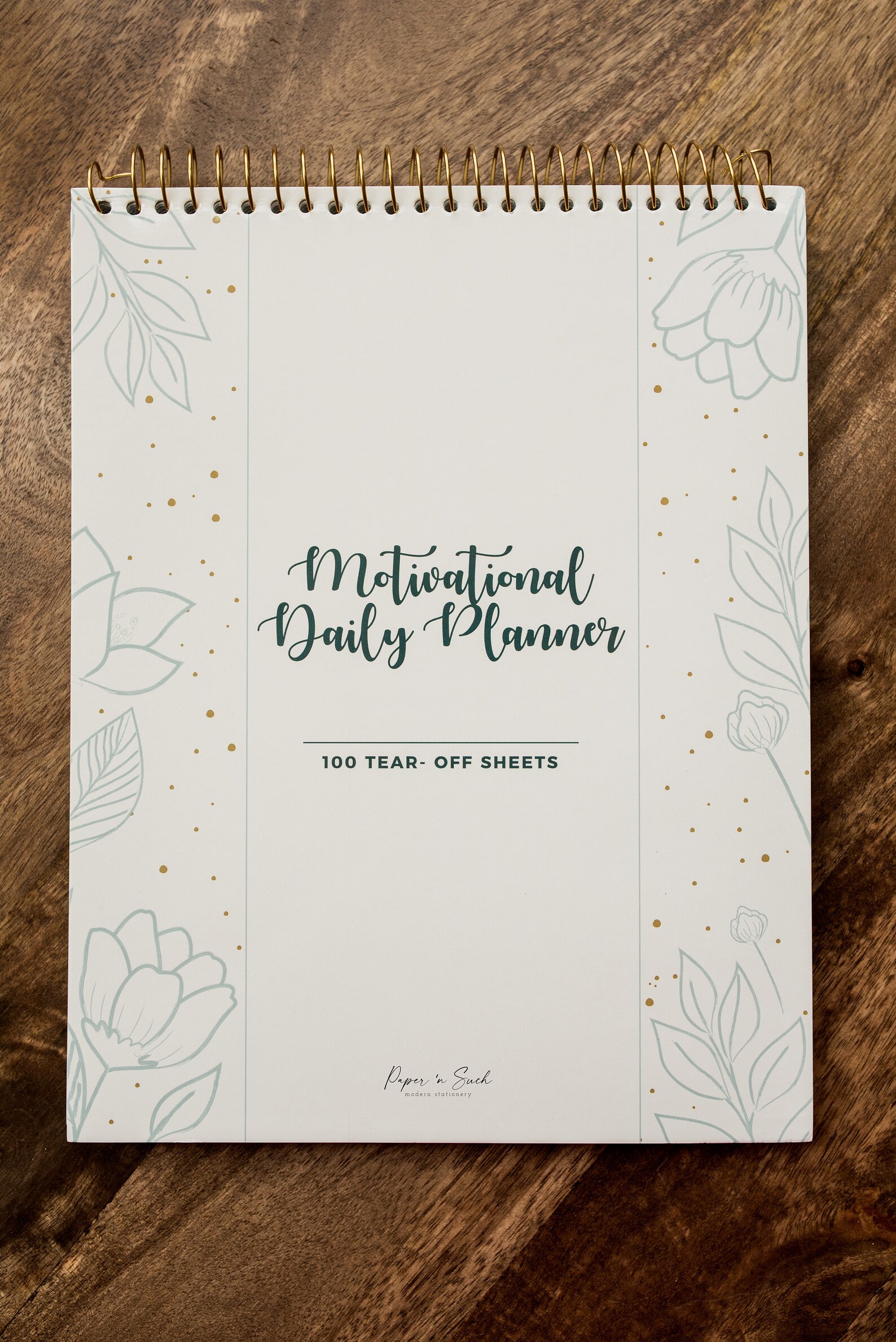 Spiral Daily Planner Agenda Notepad W/ 100 Undated 8.5 X 11 | Etsy