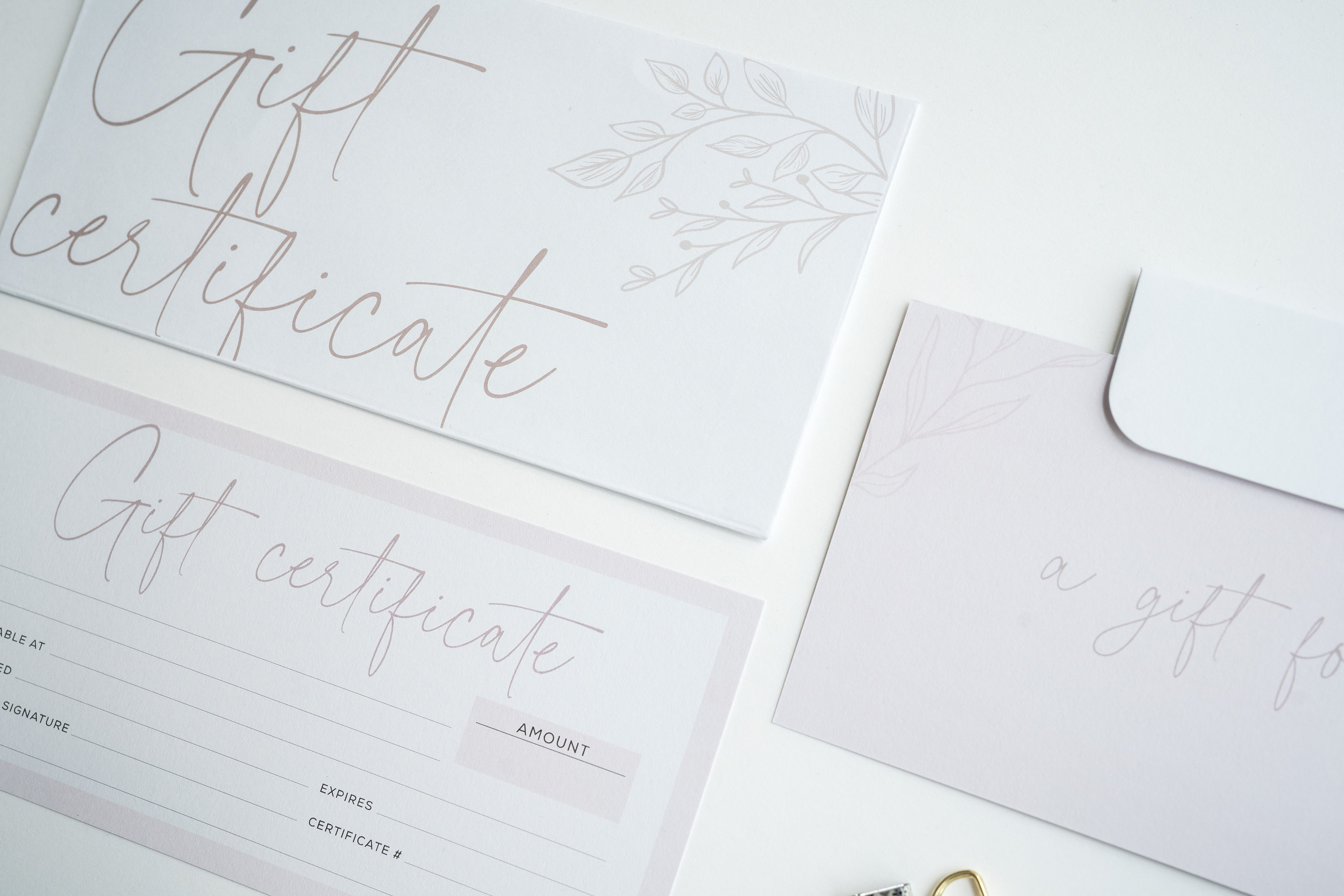 25 Blank Gift Certificate Vouchers for Small Business - Etsy