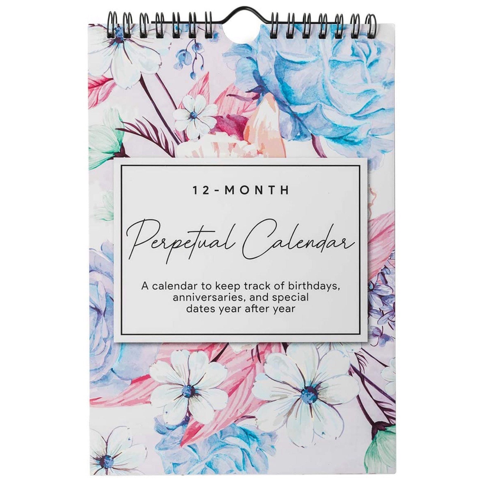 Perpetual Floral Wall Calendar for Birthdays & Anniversaries | Etsy