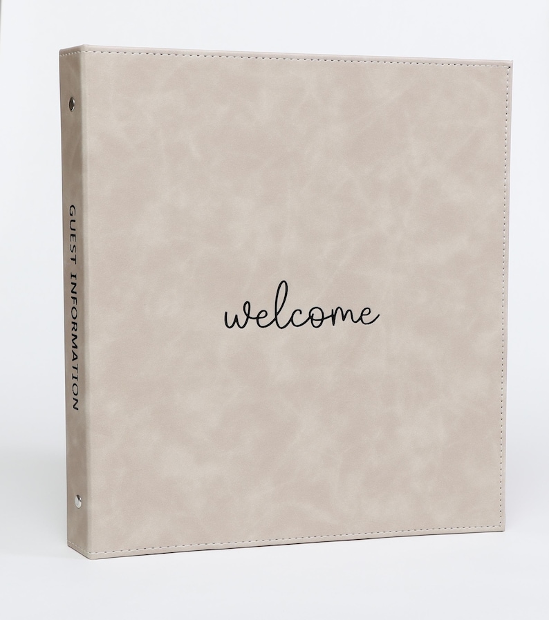 Welcome Binder for Short Term Rentals– Guest Info Book for Airbnb ...