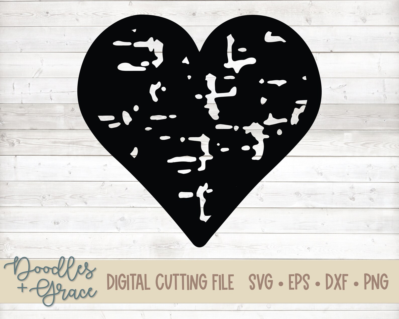 Grunge Heart SVG Distressed Heart Svg Vintage Heart Svg - Etsy