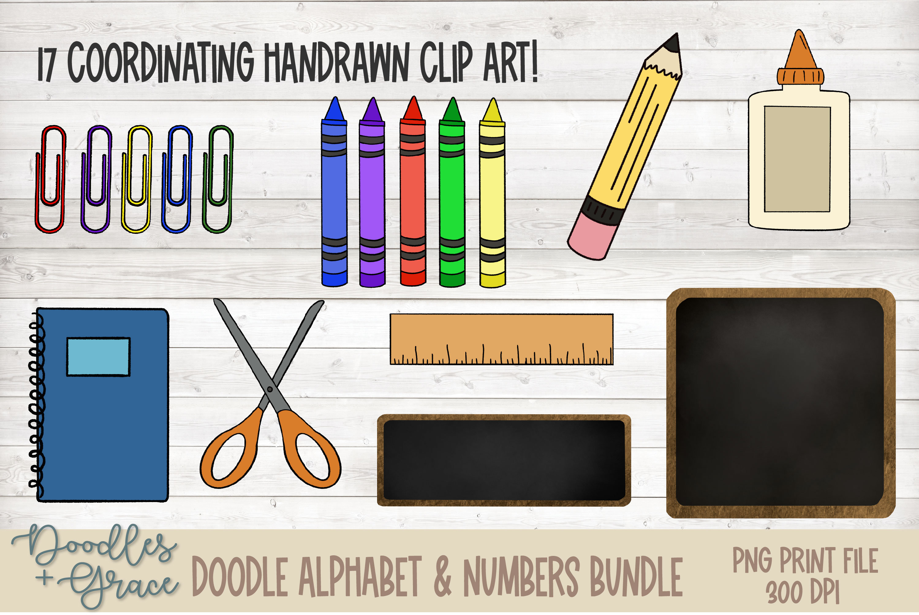 School Doodle Alphabet PNG Bundle PNG Sublimation Alphabet - Etsy