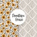 Boho Floral Digital Papers | Hand Drawn Doodle Flowers | Seamless ...