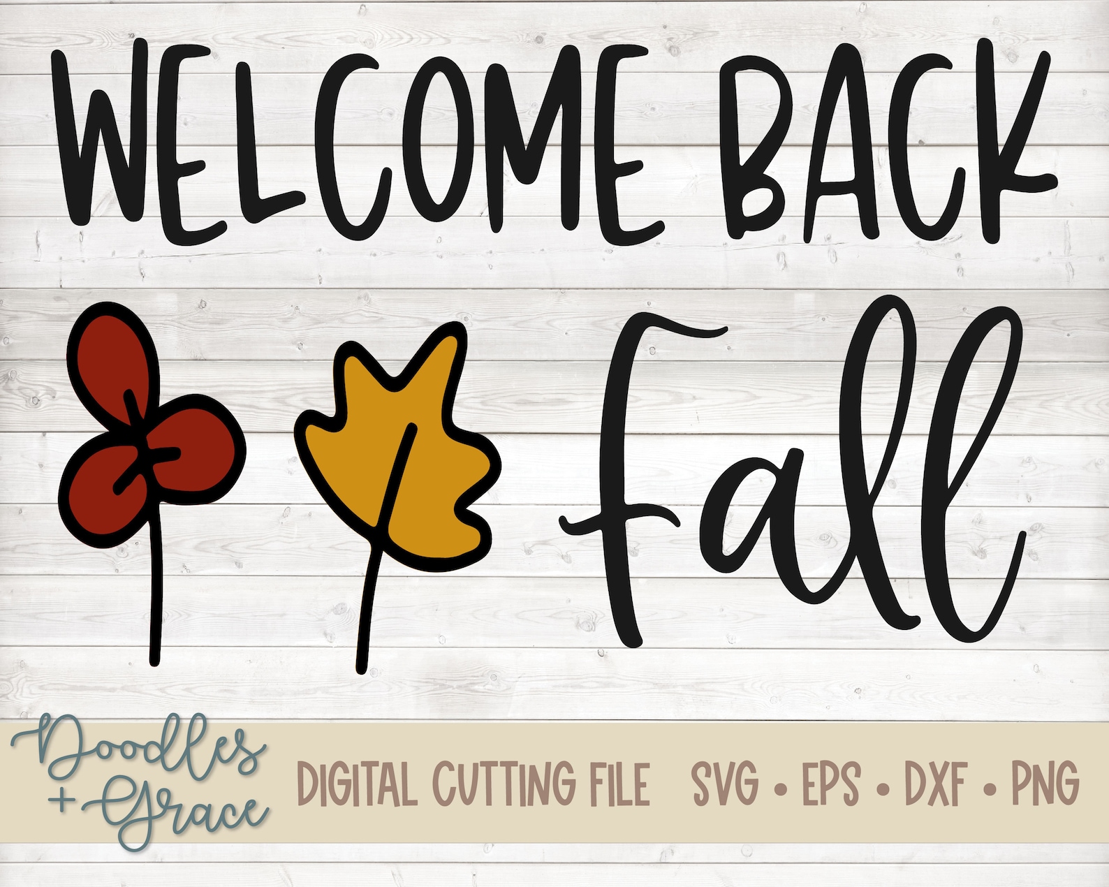Welcome Back Fall SVG Welcome Fall Svg Fall Leaves Svg - Etsy