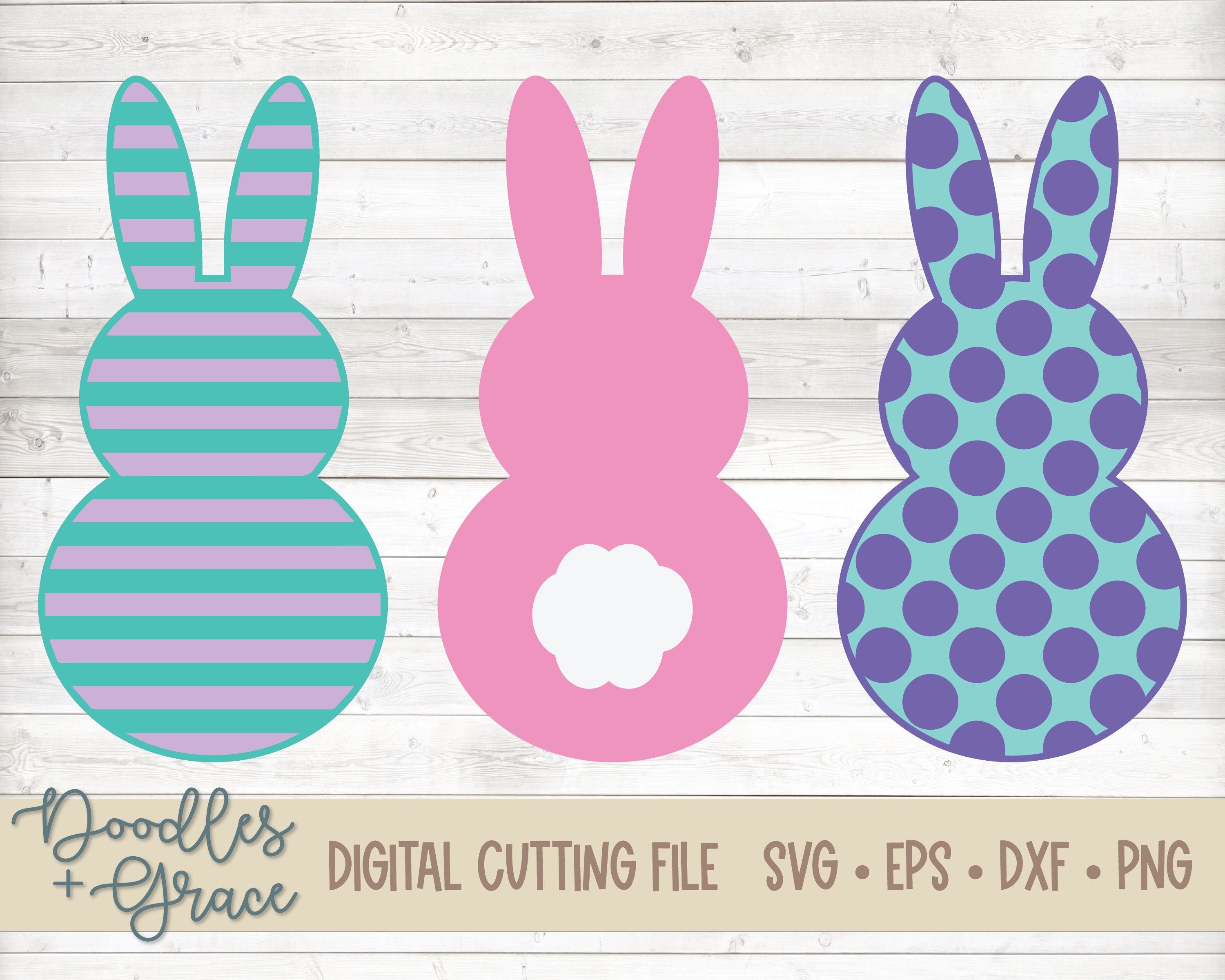 Bunny Rabbit SVG Cut File Easter Bunny Svg Easter Basket | Etsy