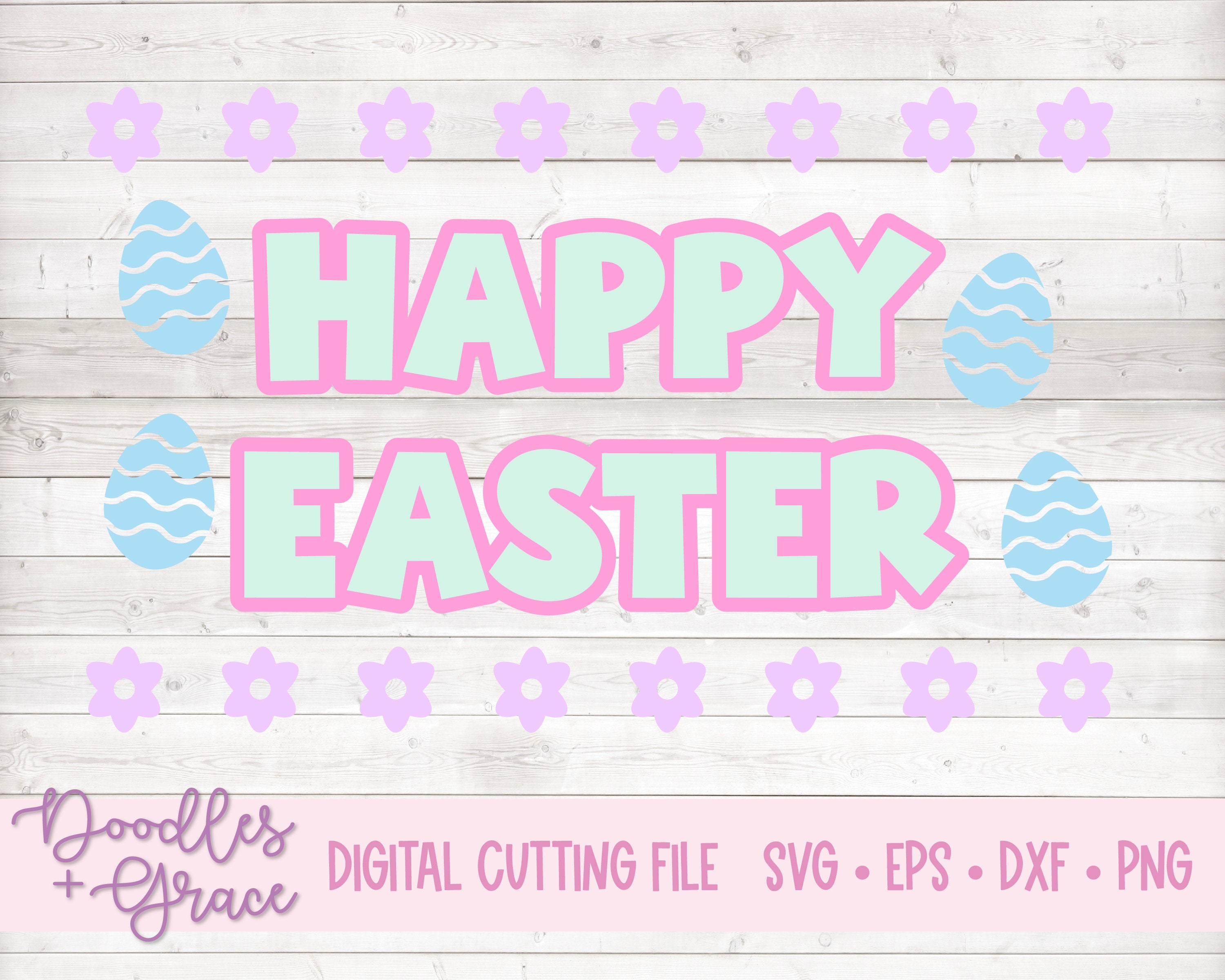 Happy Easter SVG | Easter Egg Svg | Easter Bunny Svg | Happy Easter ...