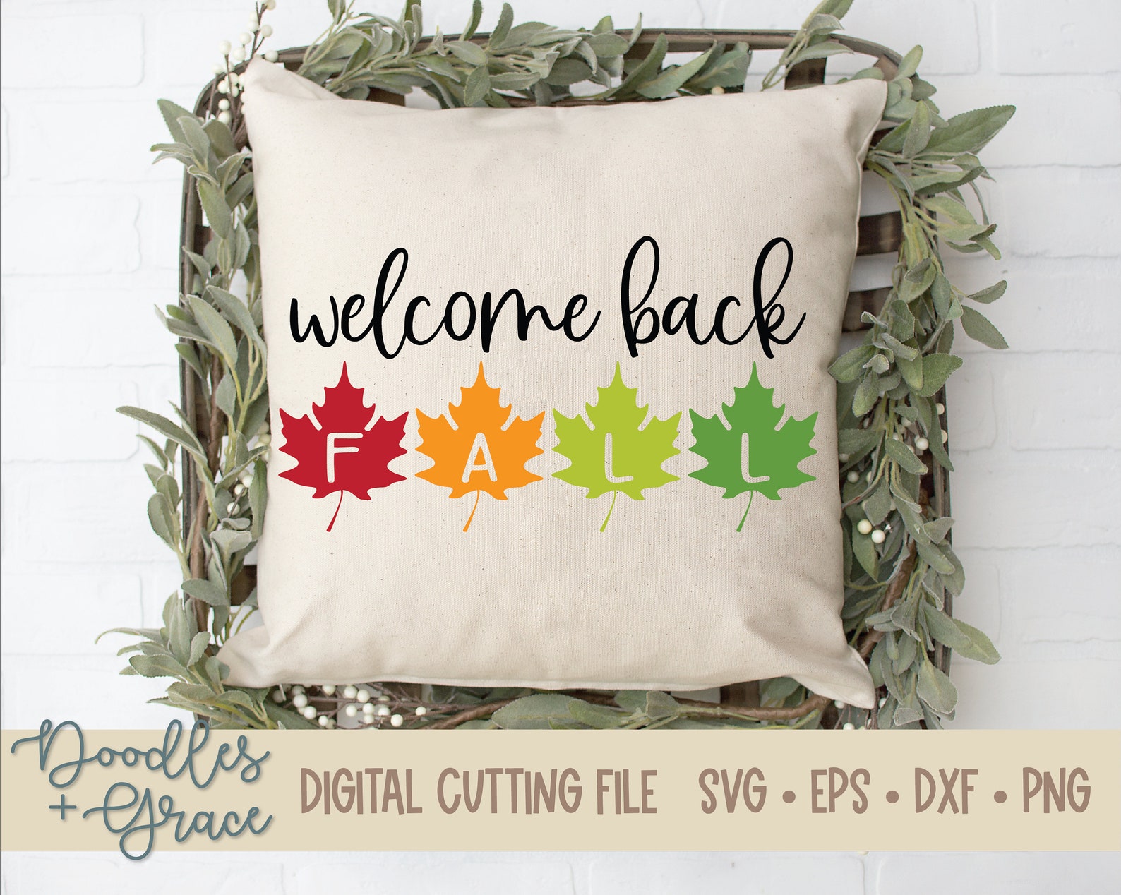 Welcome Back Fall SVG Welcome Fall Svg Autumn Svg Fall | Etsy