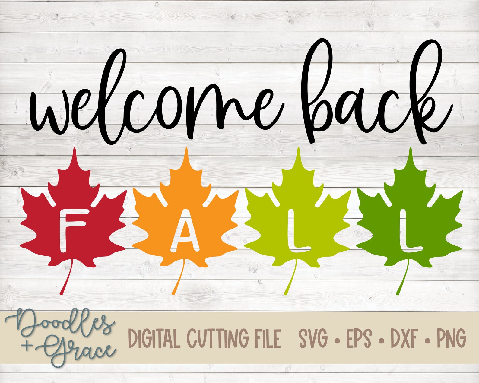 Welcome Back Fall SVG Welcome Fall svg Autumn svg Fall | Etsy