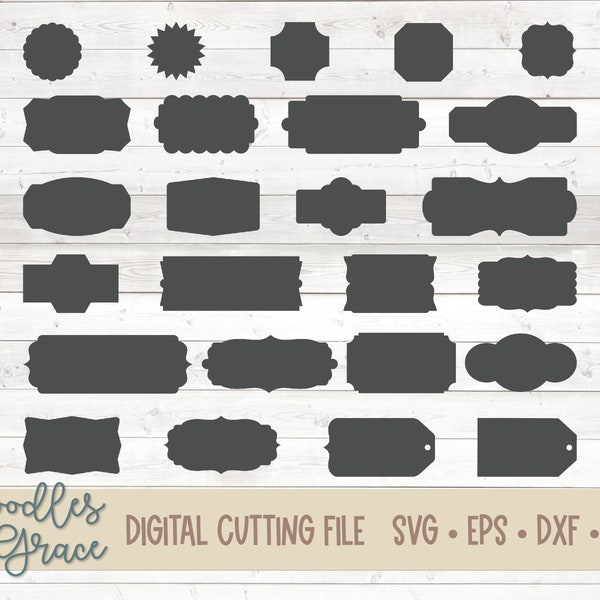 Canister Labels Svg - Etsy