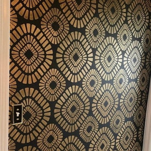 Geometric Floor Stencils, Upgrade Flooring Design, Stylish Alternative ...