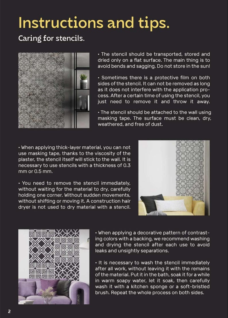 Reed Wall Stencil, Reeds Wall Stencil, Grass Blades, Reeds Stencil ...