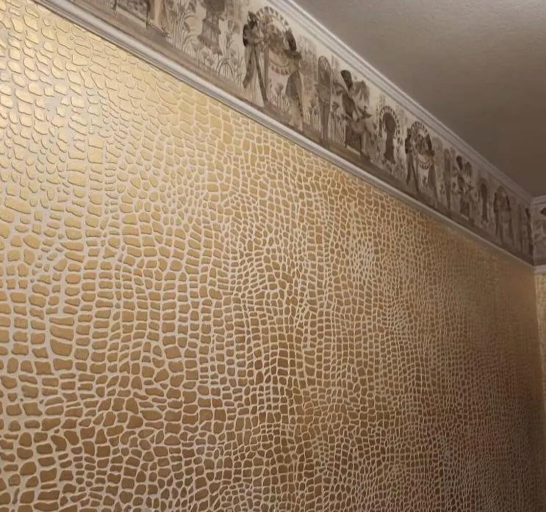 Snake Skin Stencil, Reptile Texture Stencil, Crocodile Pattern Stencil ...