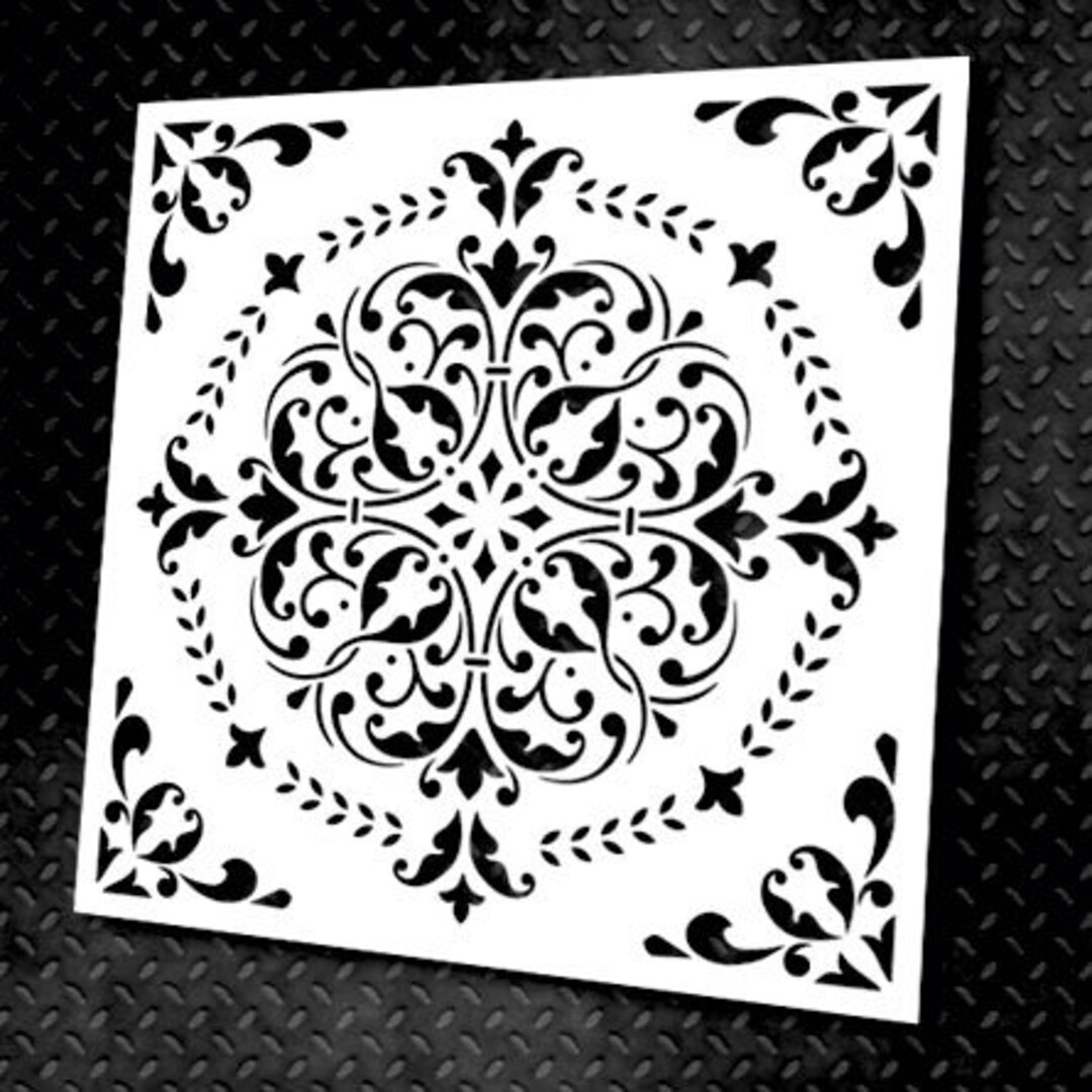 Wall Stencil Pattern, Mandala Stencil, Moroccan Stencil, Reusable DIY ...