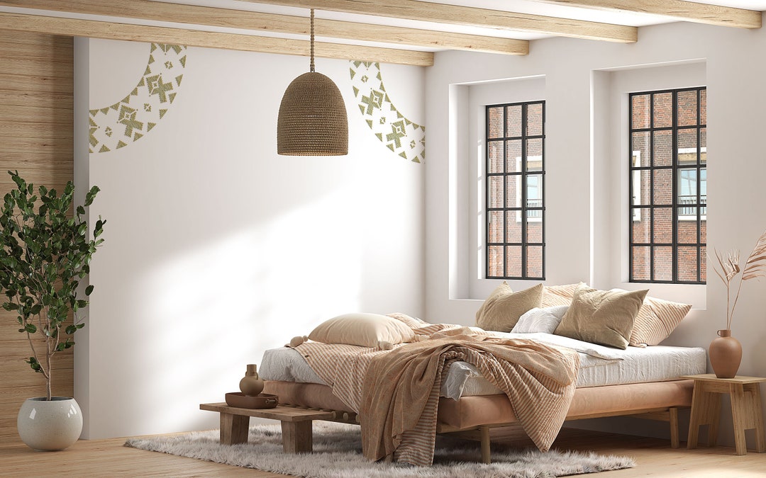 Pochoirs design moderne, Pochoir mural pour chambre moderne, Pochoir ...