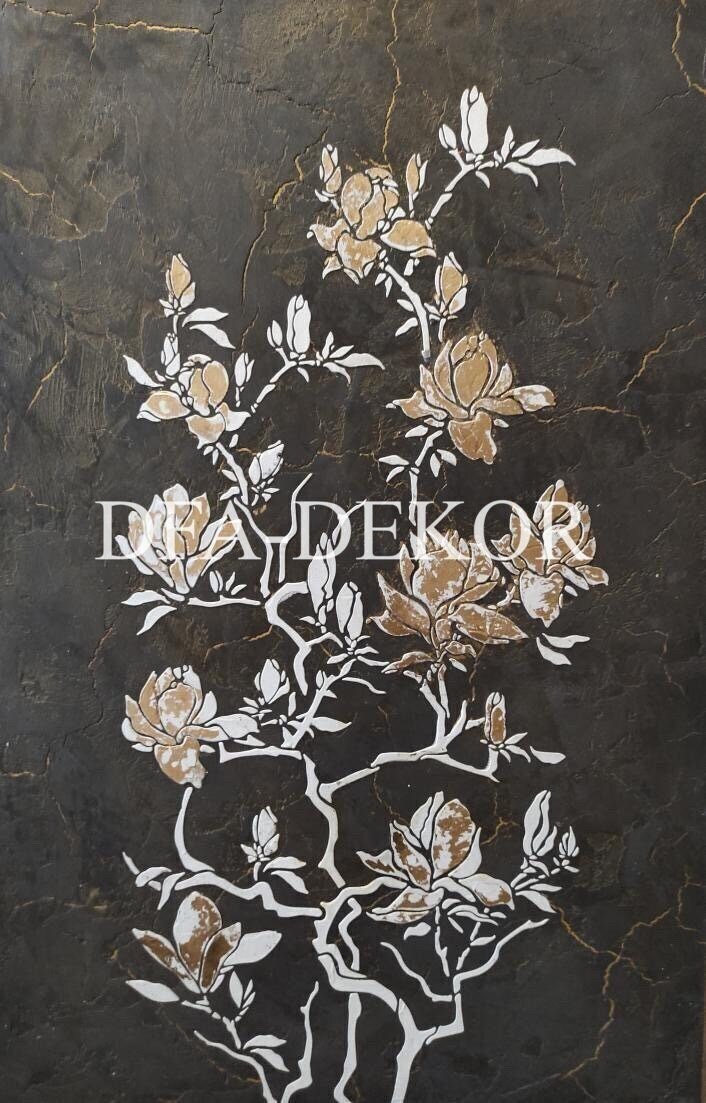 Flower Painting Stencil, Reusable Flower Stencils for Painting ...